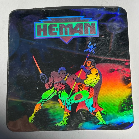 Mattel | Wall Decor | Vintage 8s Holographic Heman Sticker | Poshmark